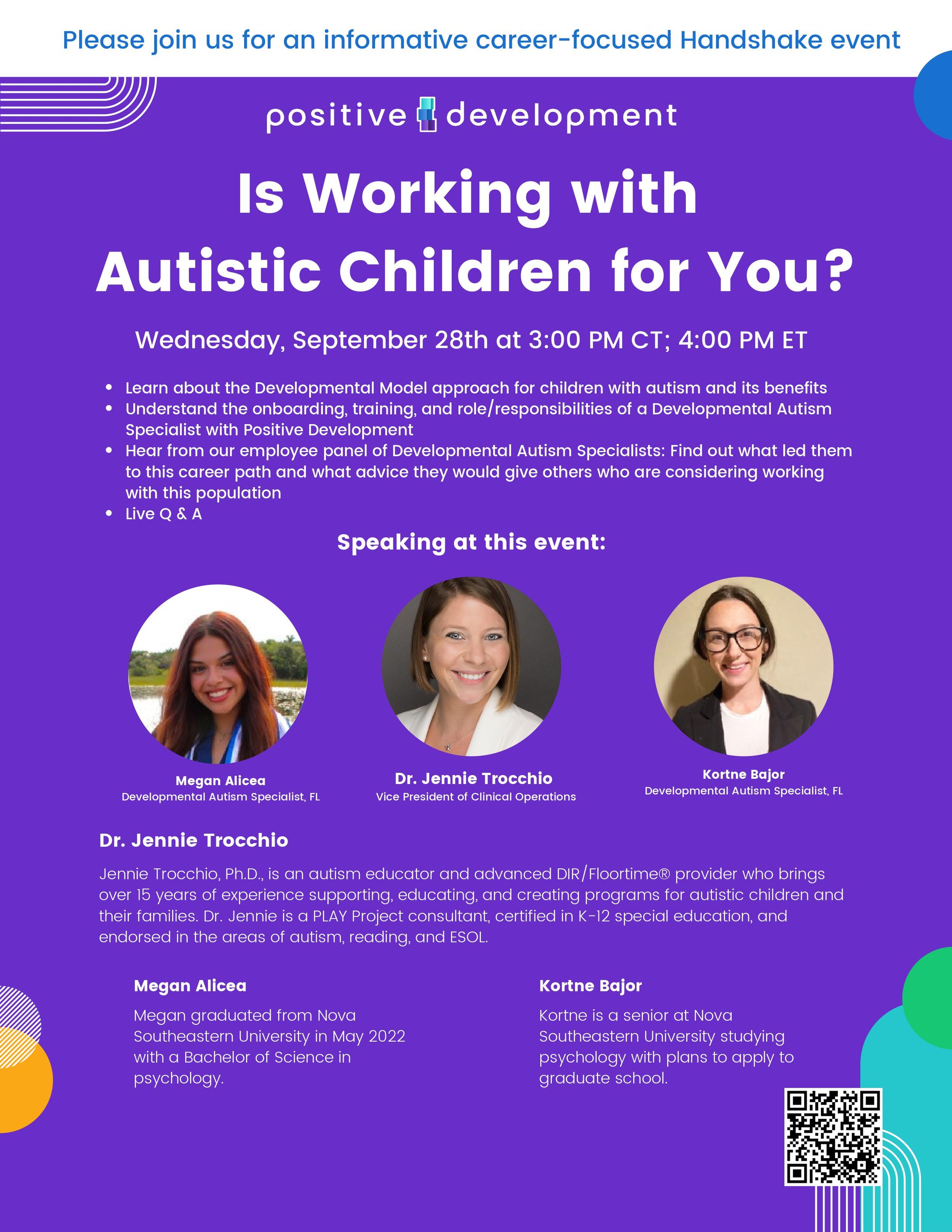 Is Working with Autistic Children for You? — Dr. Jennie