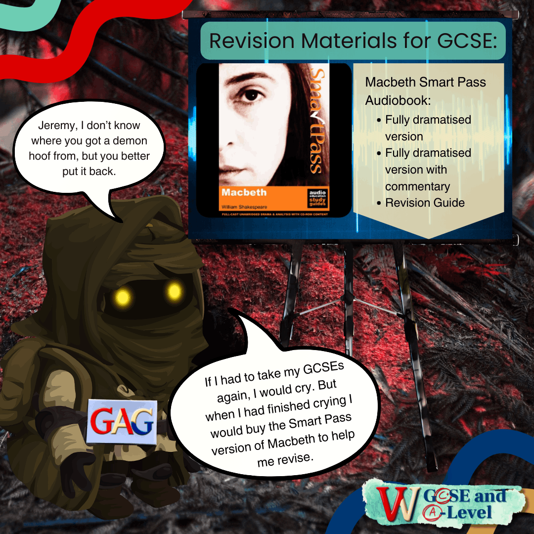 The Best Audiobook Version of Macbeth |GCSE and A-Level Goblin ...