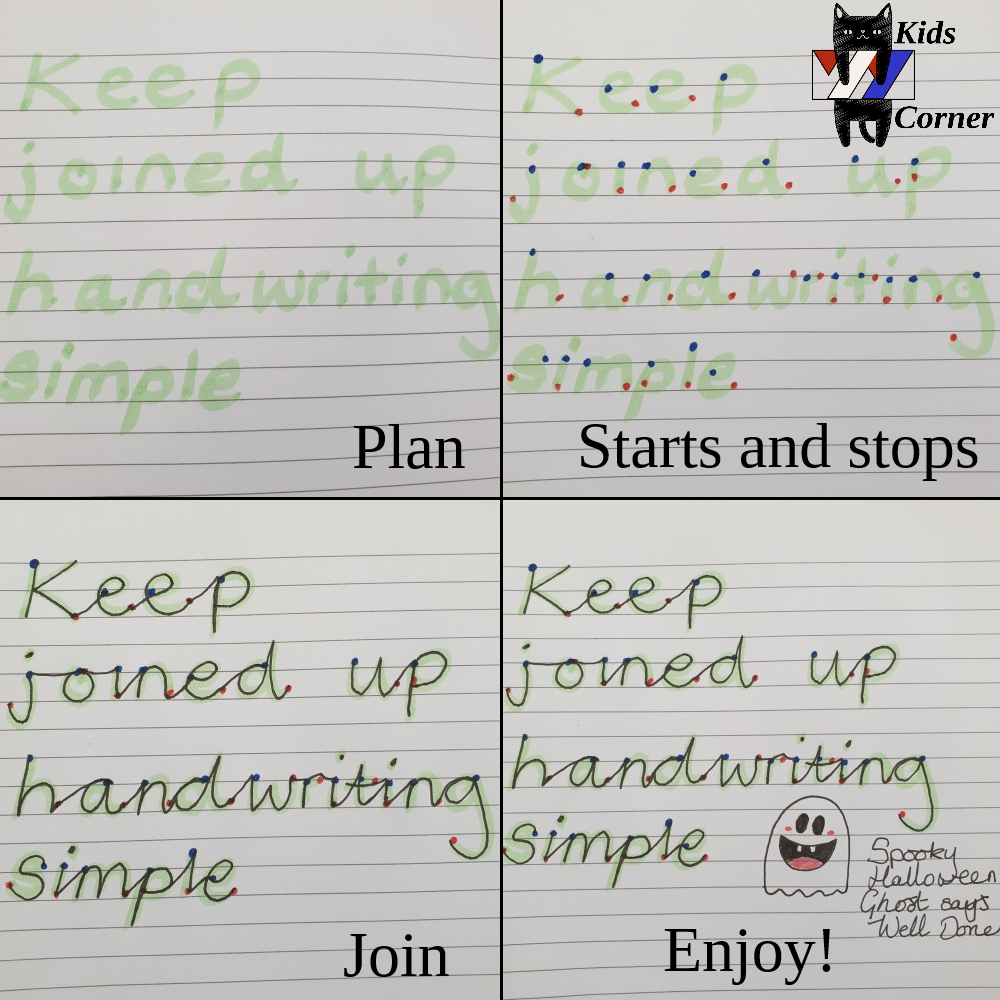How to join up your handwriting (KS2) |Kids Corner| — Wright English