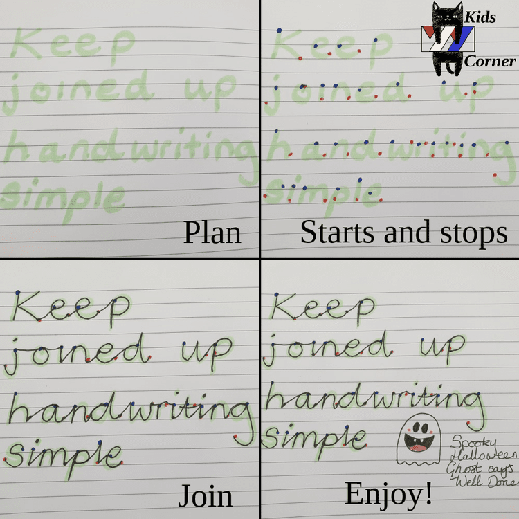 How to join up your handwriting (KS2) |Kids Corner| — Wright English