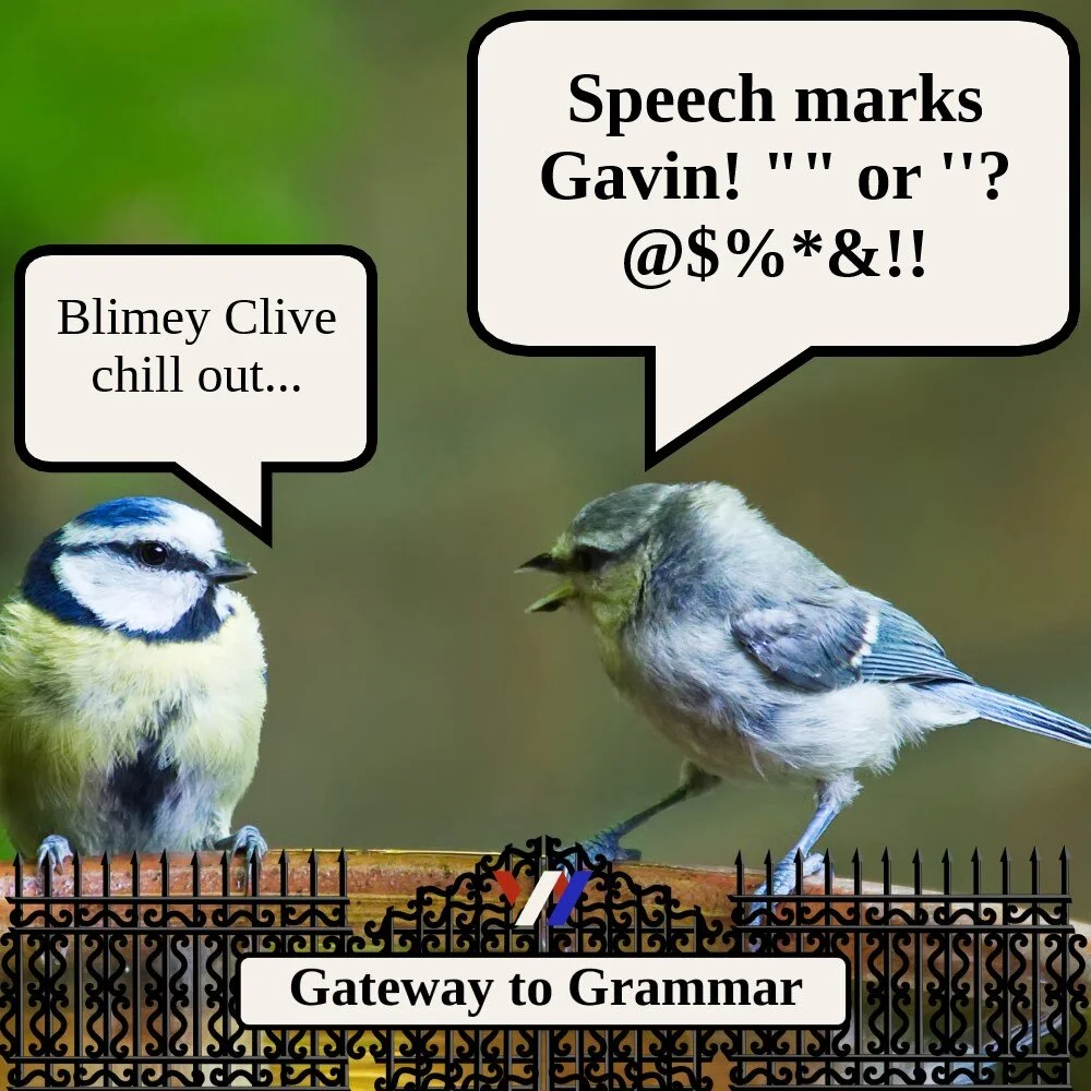 How to use speech marks |Gateway to Grammar| — Wright English
