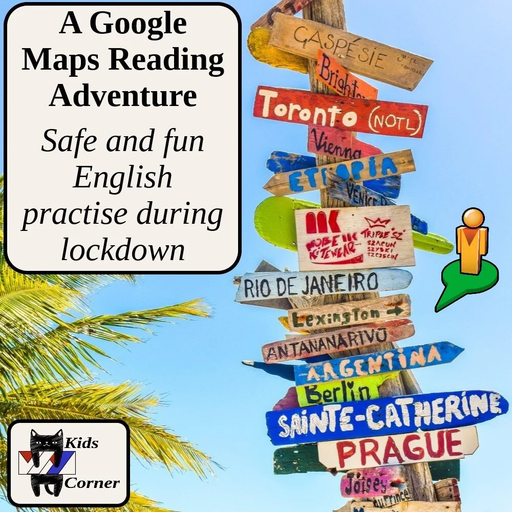 A Google Maps Reading Adventure |Kids Corner| — Wright English