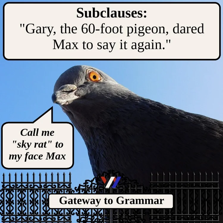 Main Clauses and Subordinate Clauses |Gateway to Grammar| — Wright English