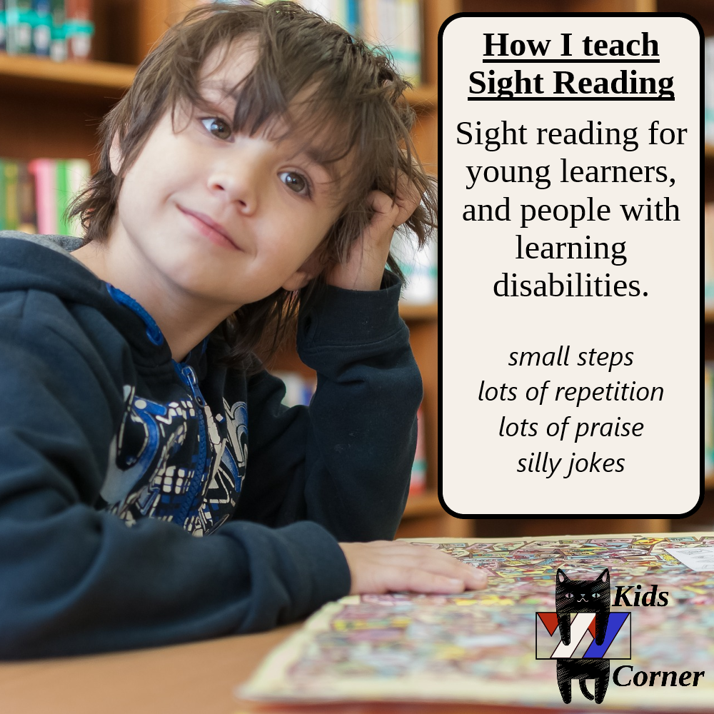 How I teach Sight Reading |Kids Corner| — Wright English