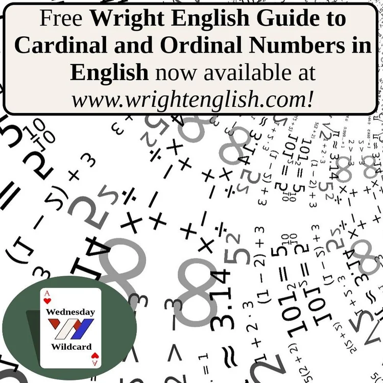 Free Cardinal and Ordinal Number Guide |Wednesday Wildcard| — Wright ...