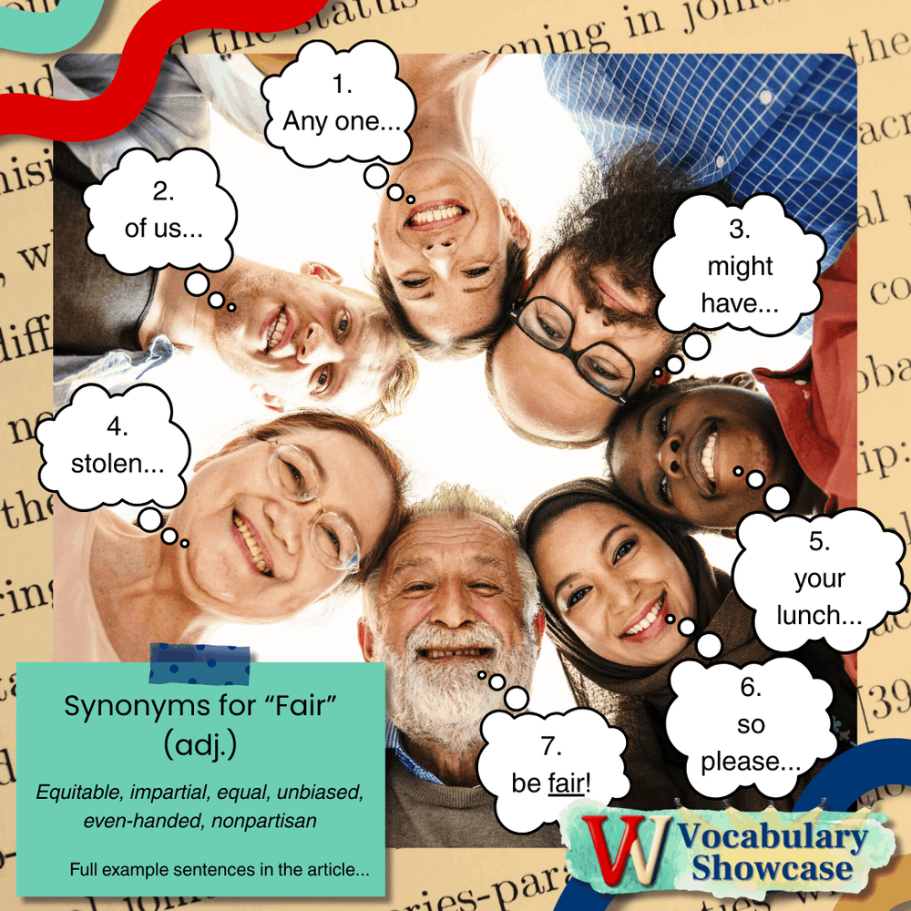 Synonyms for “Fair” |Vocabulary Showcase| — Wright English