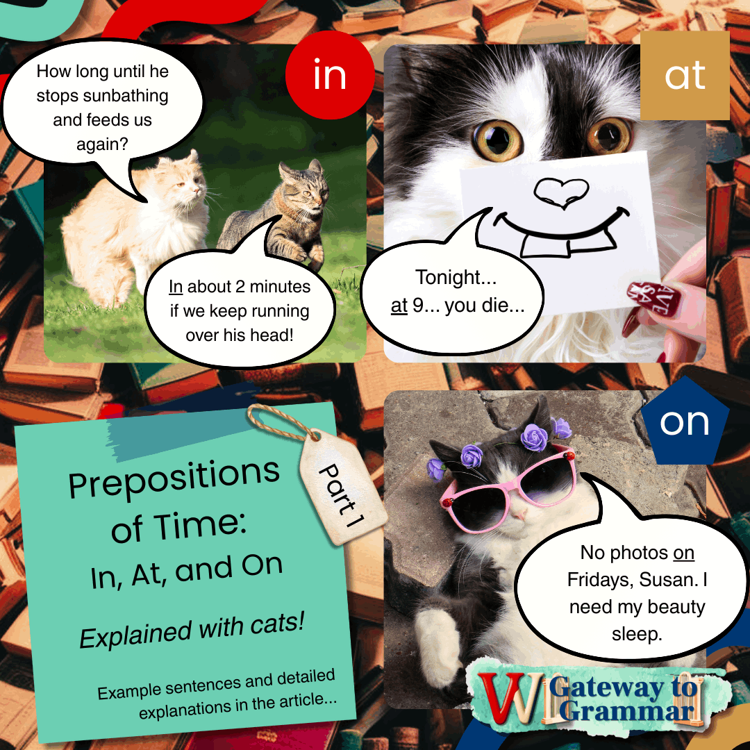 Prepositions of Time Part 1 - In, At and On |Gateway to Grammar ...