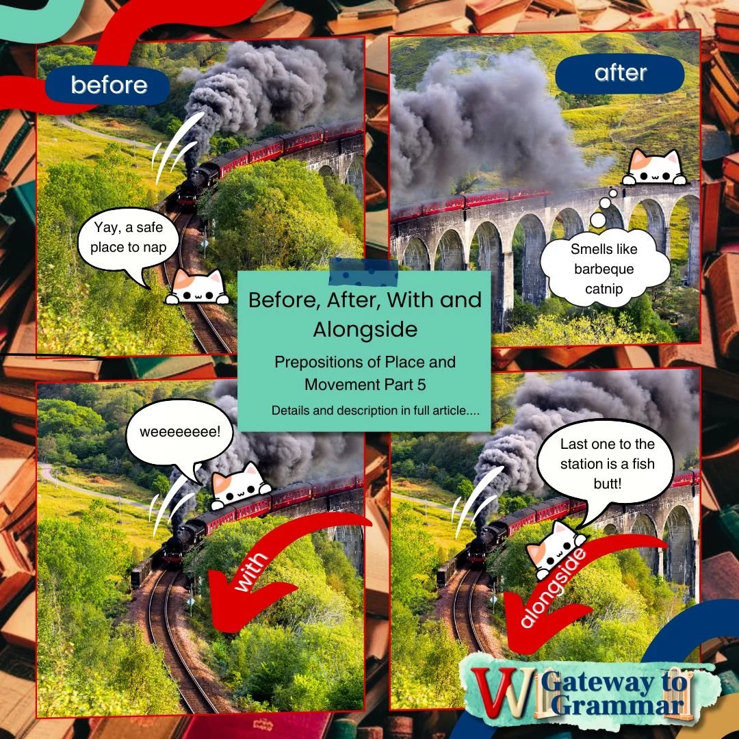 Prepositions of Place and Movement Part 5 - Before, After, With ...