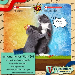 Synonyms for 'Fight' (v) |Vocabulary Showcase| — Wright English