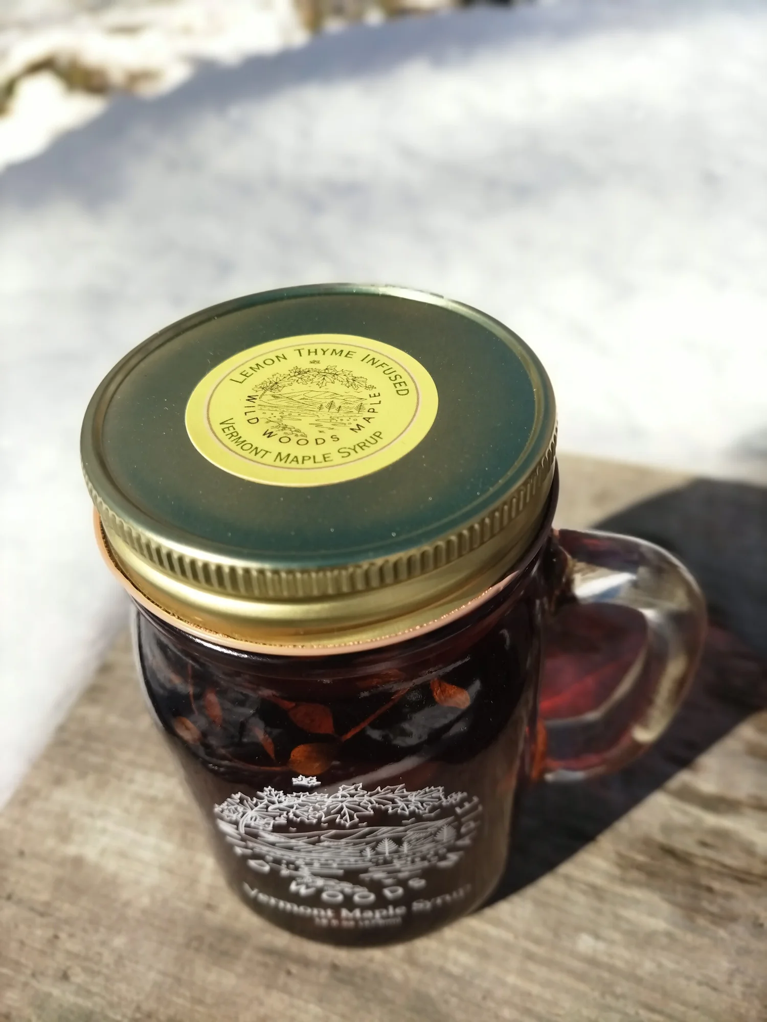 A Liter of Organic Vermont Maple Syrup in a Glass Bottle | Wild Woods ...