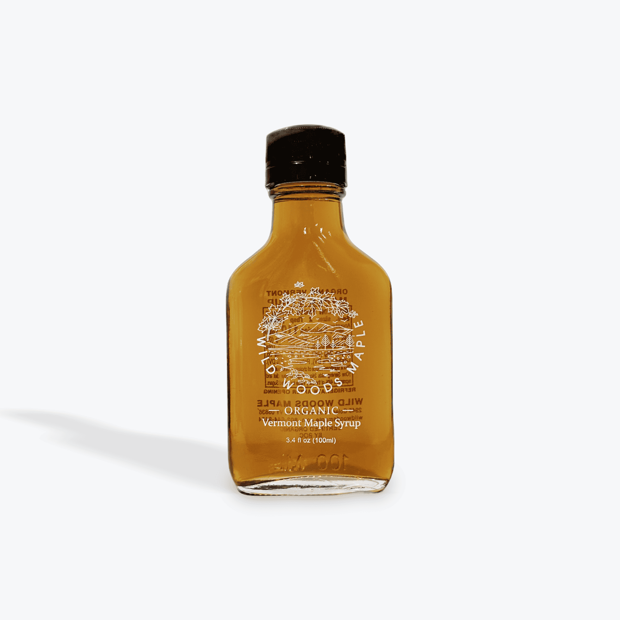 A Liter of Organic Vermont Maple Syrup in a Glass Bottle | Wild Woods ...