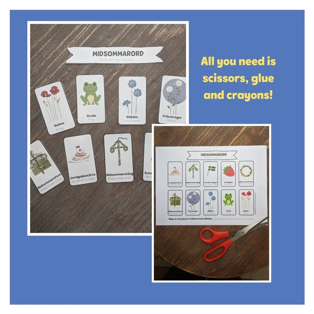 Swedish Games For Kids: Printable Sweden Dominoes — Swenglish Life