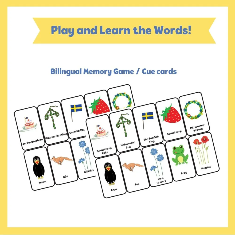 Swedish Midsummer Flip Book: a Fun Project for Kids: PDF — Swenglish Life