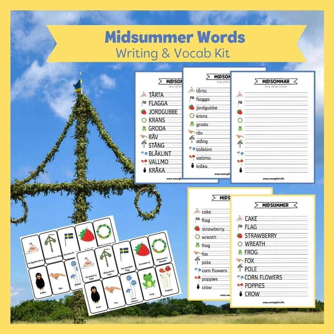 Swedish Midsummer Flip Book: a Fun Project for Kids: PDF — Swenglish Life