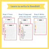 Swedish Verbs Activity and Vocab Kit PDF (ages 4+) — Swenglish Life