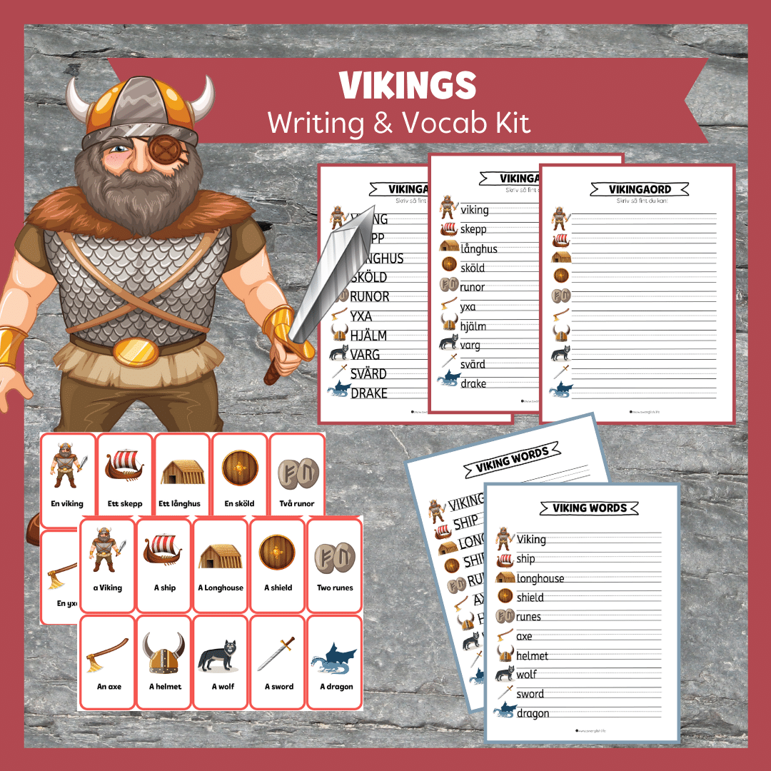 Swedish Spring Words and Language Activity Bundle PDF — Swenglish Life