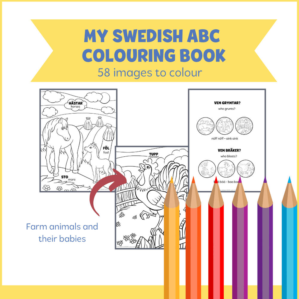 Swedish Spring Words and Language Activity Bundle PDF — Swenglish Life