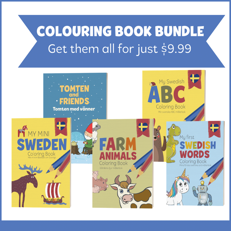 Swedish Coloring Book: My First Swedish Words PDF and Paperback ...