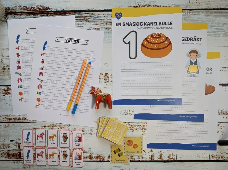 Swedish Starter Kit for Kids: Teach your Kids Swedish with These Fun ...