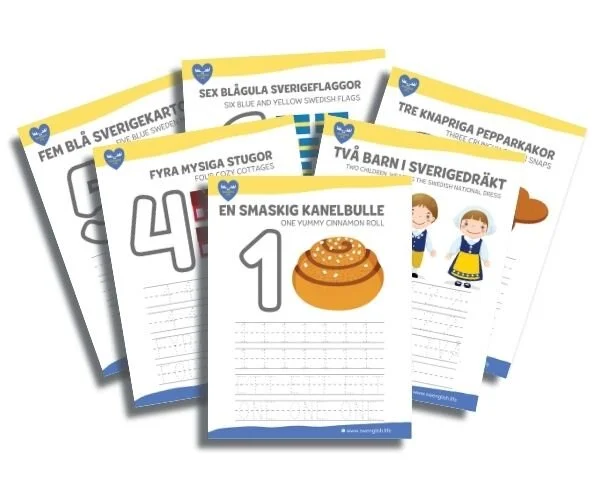 Swedish Starter Kit for Kids: Discover These Printable Worksheets ...