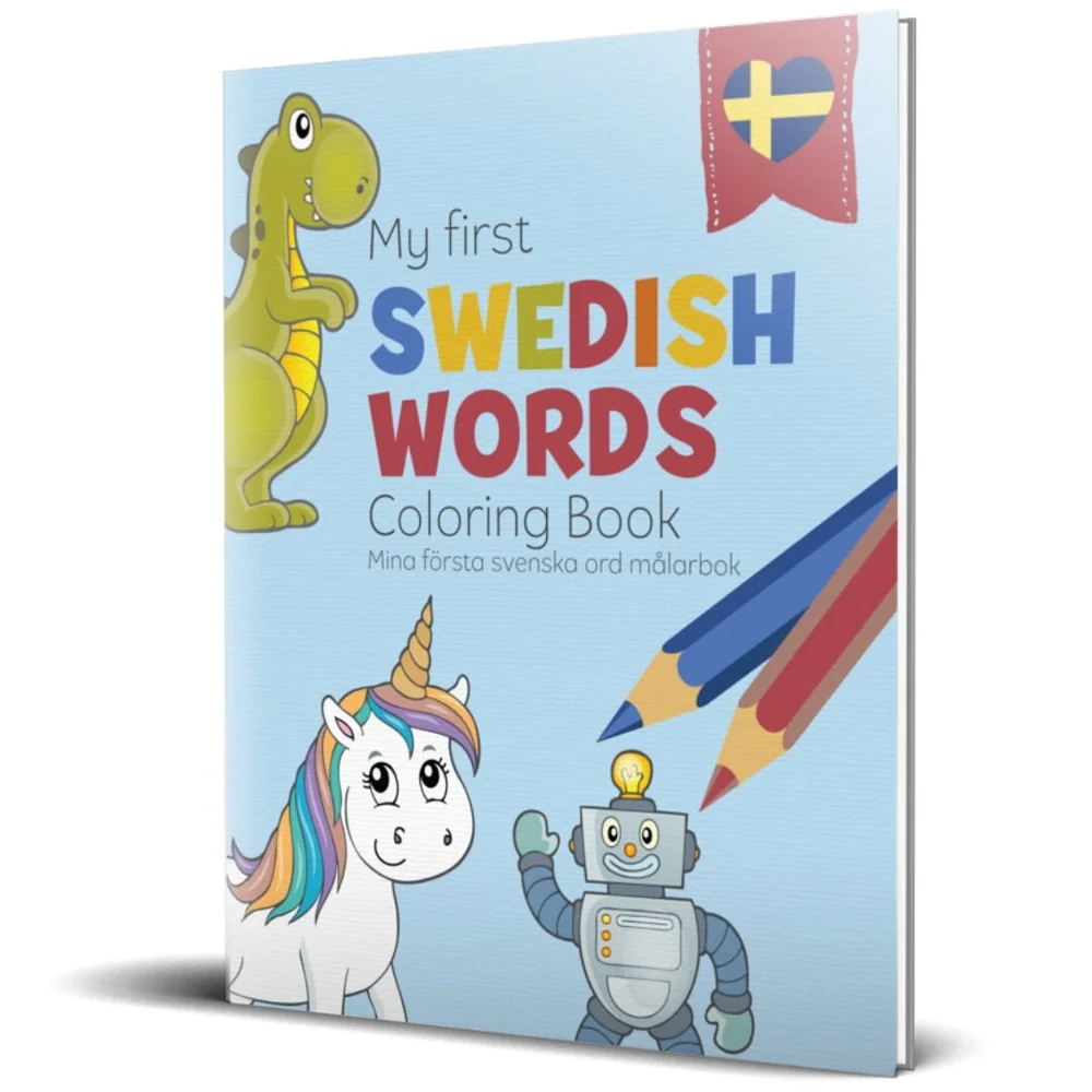 The Swedish Alphabet Colouring Book PDF and Paperback — Swenglish Life
