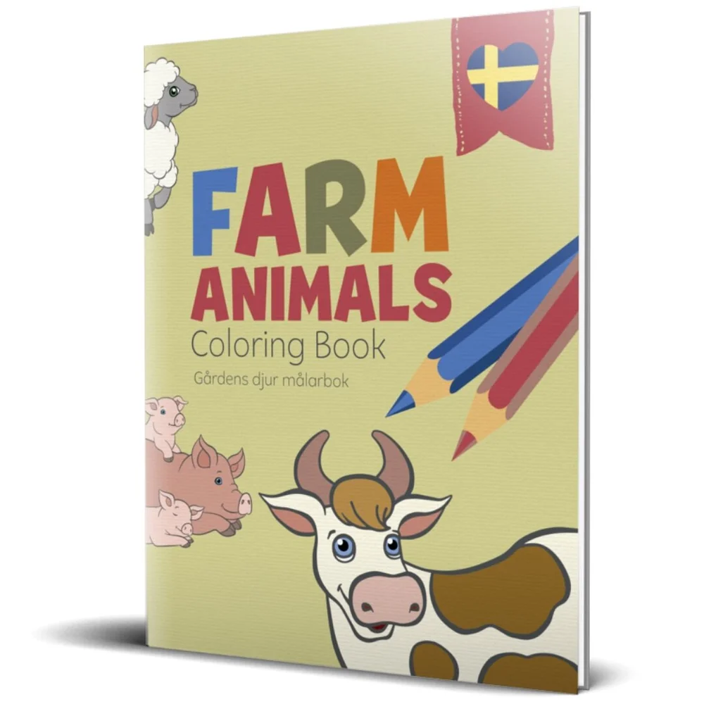 Swedish Coloring Book: My First Swedish Words PDF and Paperback ...