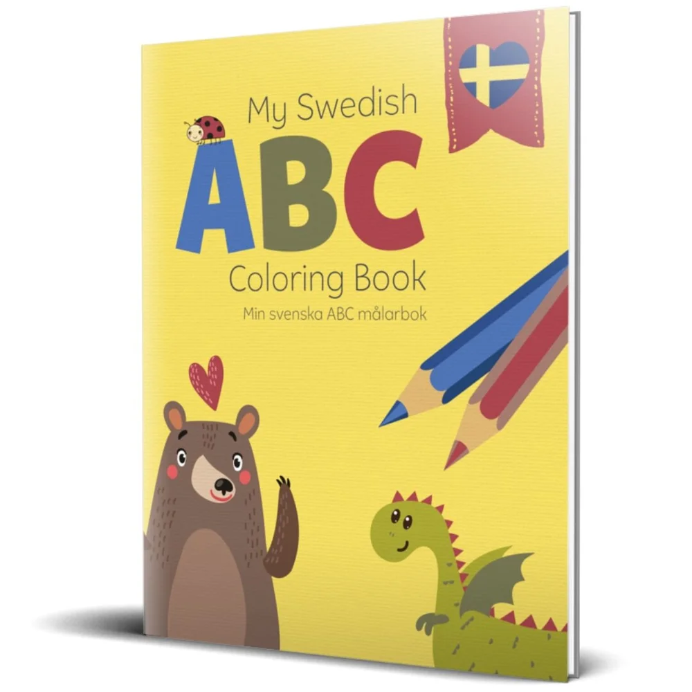 Swedish Coloring Book: My First Swedish Words PDF and Paperback ...