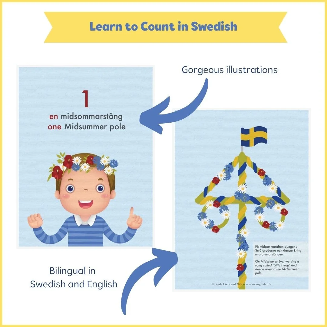 Numbers in Swedish: Spring Themed Tracing and Counting Worksheets PDF ...