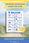 Swedish for Kids: Fun Vocab Boosting Dominoes Game With Sea Words ...