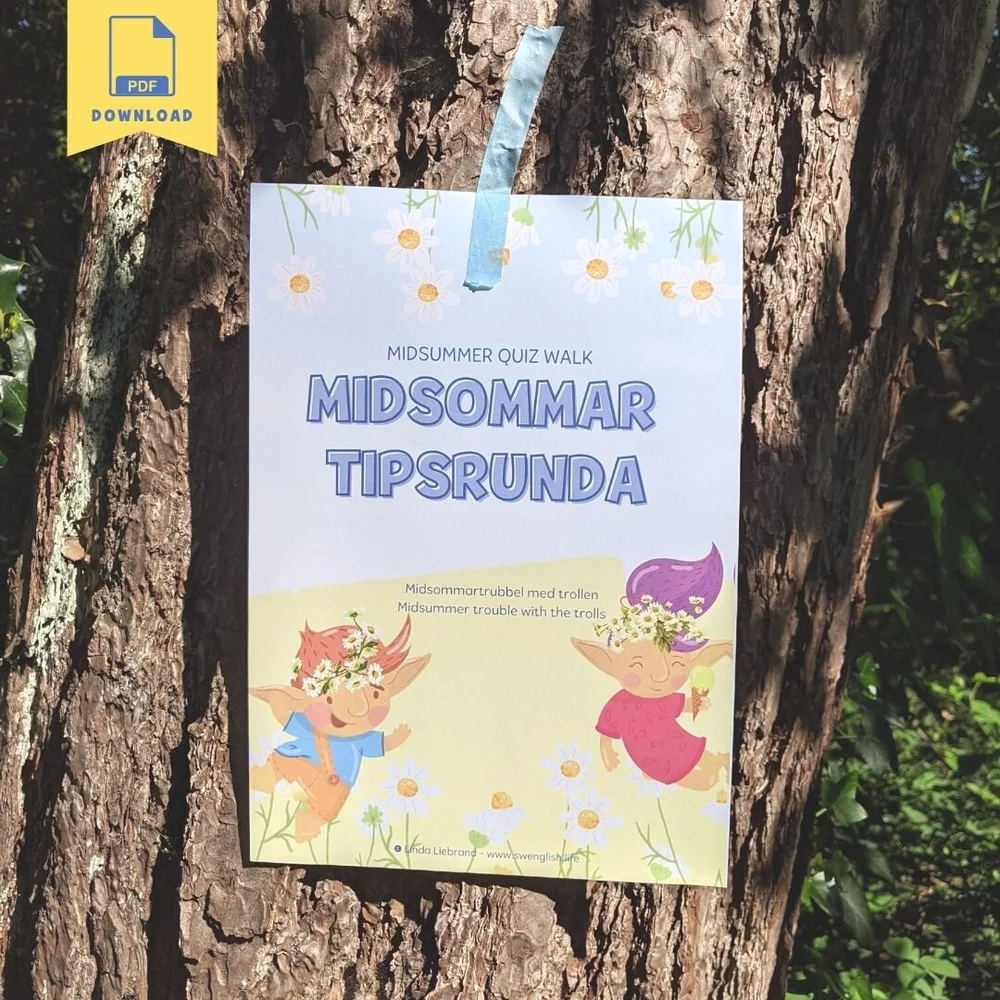 Swedish Midsummer Flip Book: a Fun Project for Kids: PDF — Swenglish Life