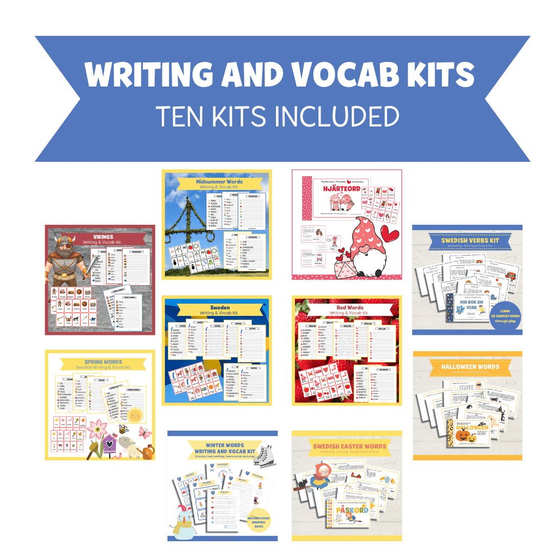 Swedish Spring Words and Language Activity Bundle PDF — Swenglish Life