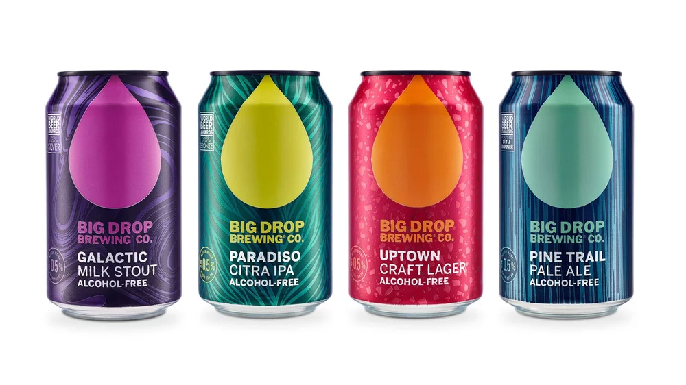 Big Drop Brewing Co. – Craft beer branding and packaging design ...