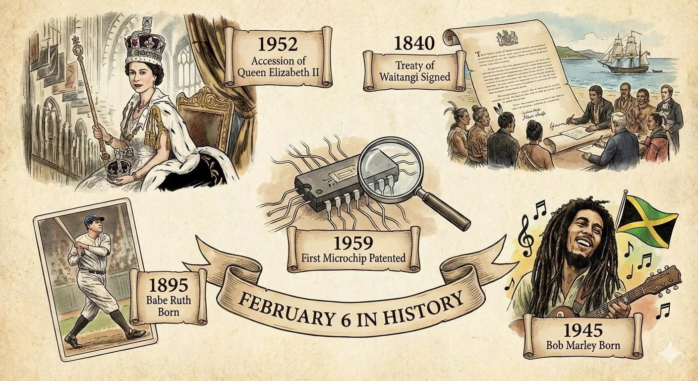 What Happened on February 6 in History? — Lawng Island