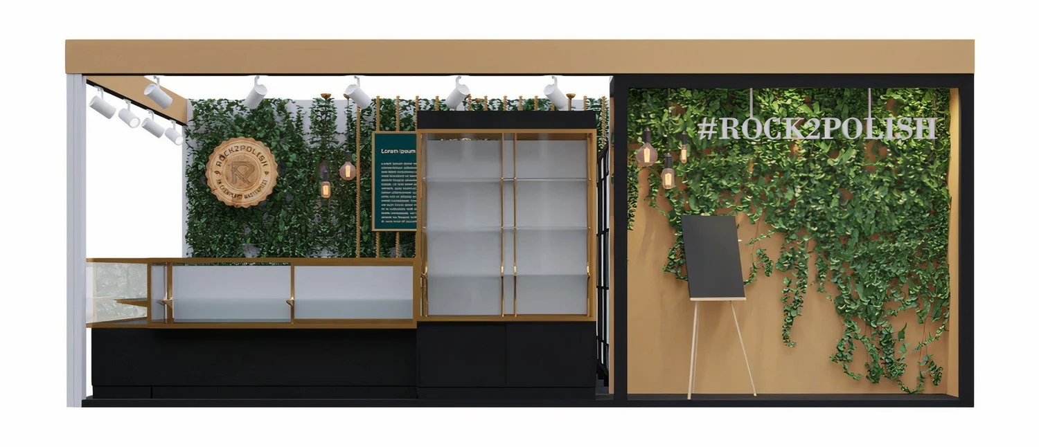 Rock2Polish | Booth Design — The Turtle Story | Branding and Packaging ...