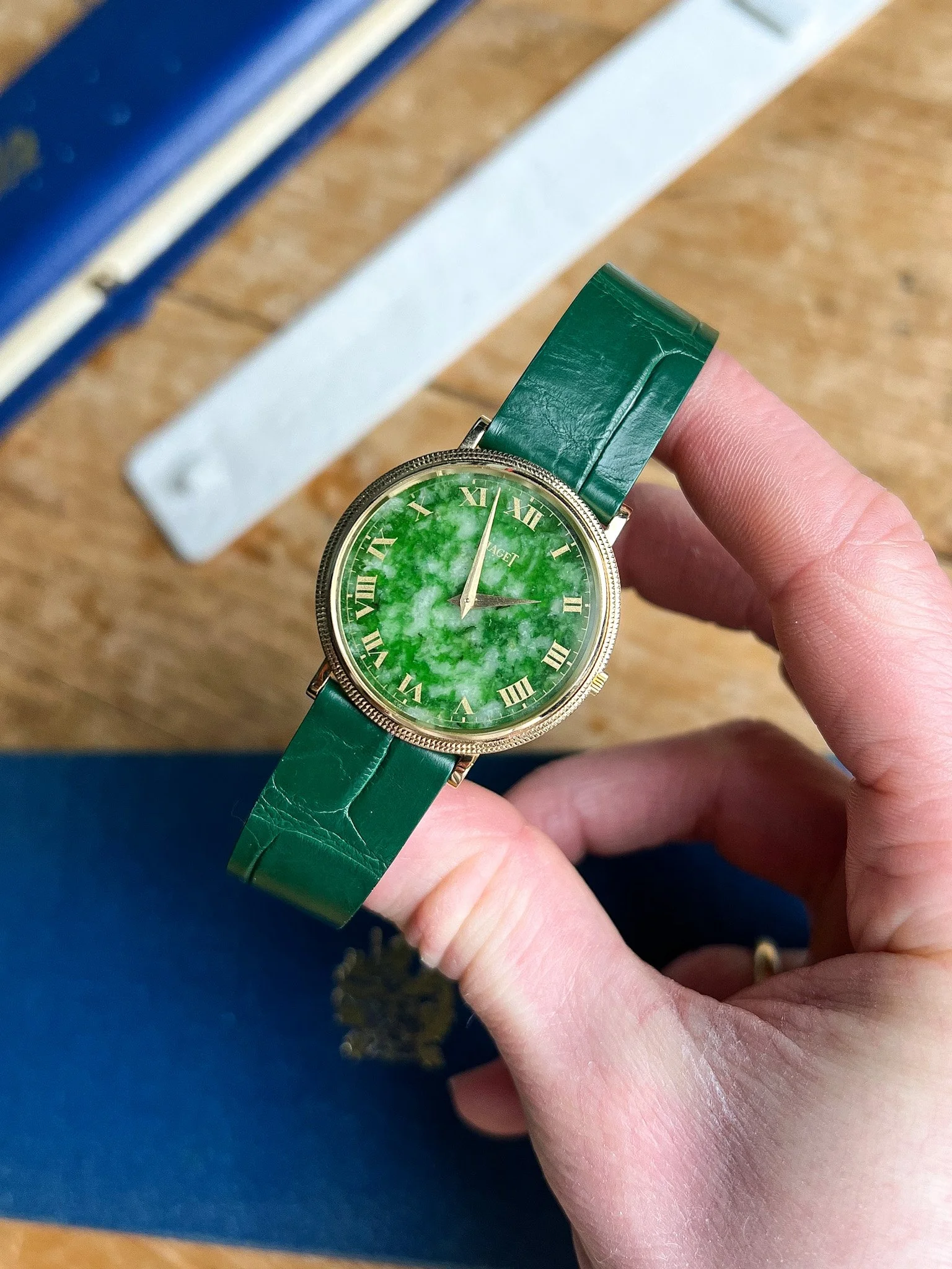1969 Piaget Altiplano 'Jade' 9021 with Box — Watch Brothers London