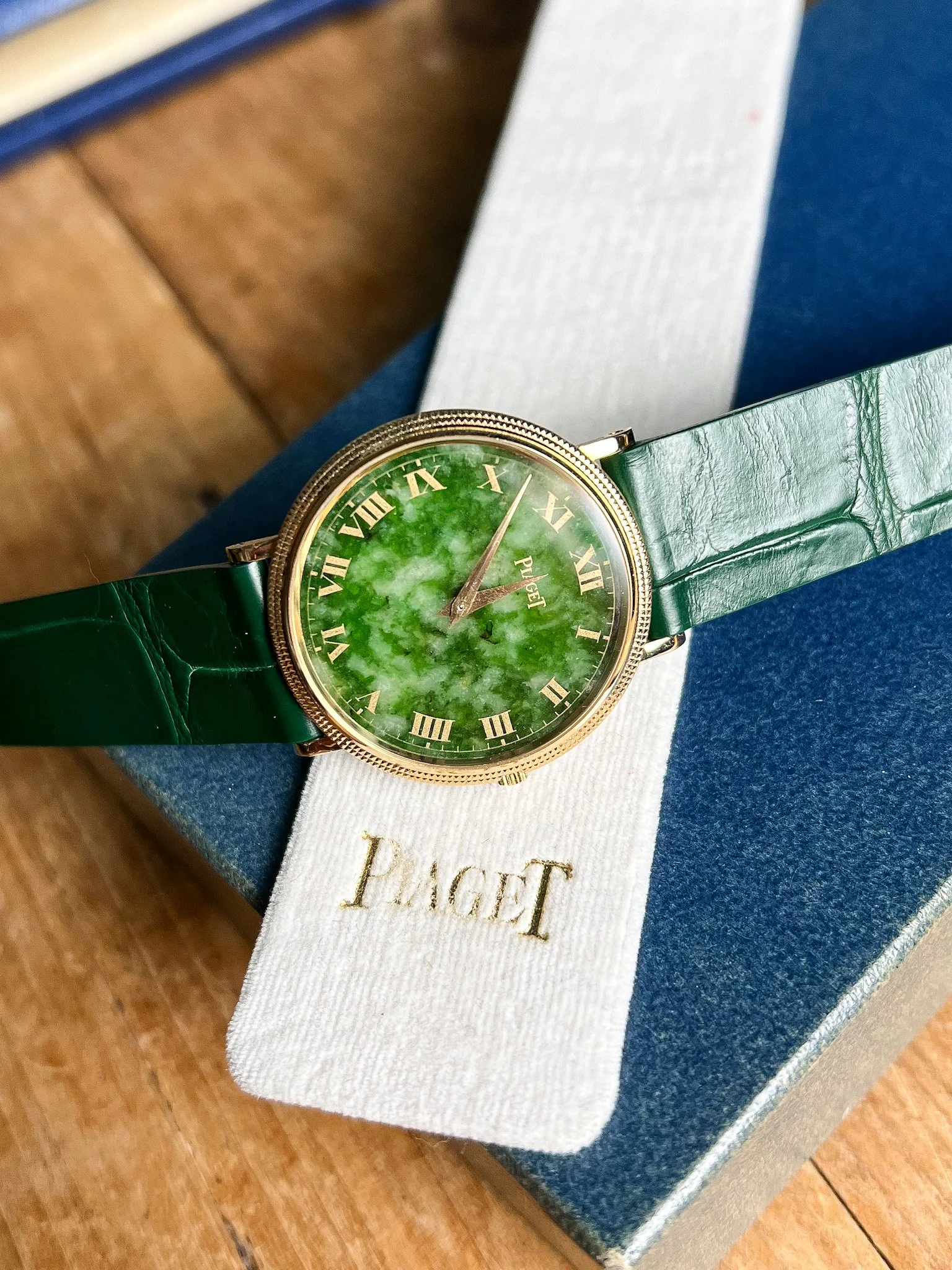 1969 Piaget Altiplano 'Jade' 9021 with Box — Watch Brothers London