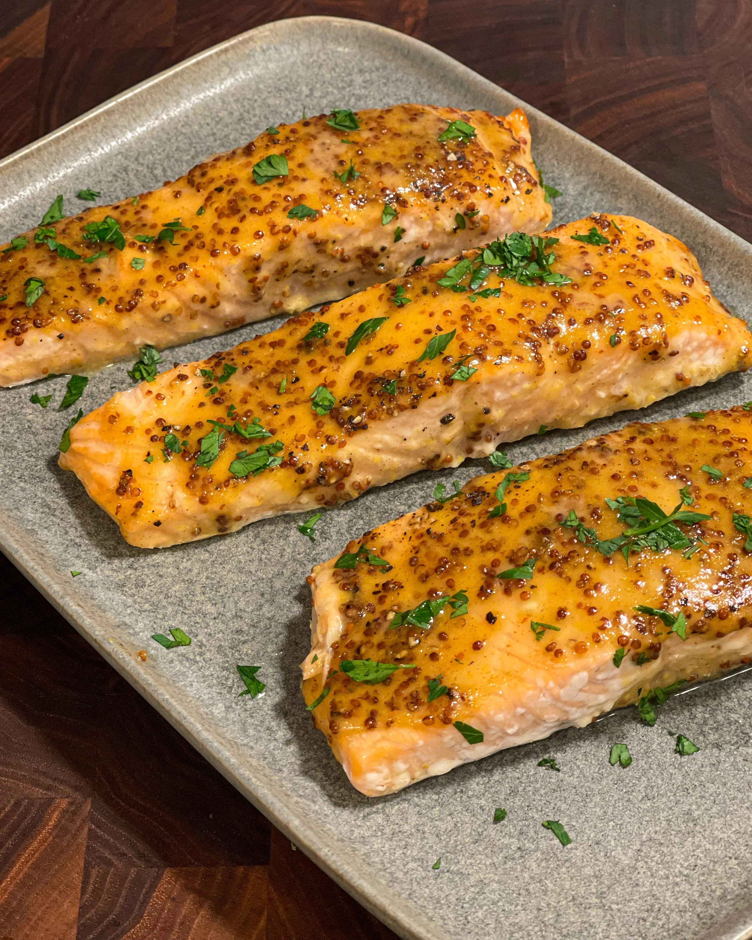 Honey Mustard Salmon Cooking With Rocco Honey Mustard Salmon Cooking With Rocco