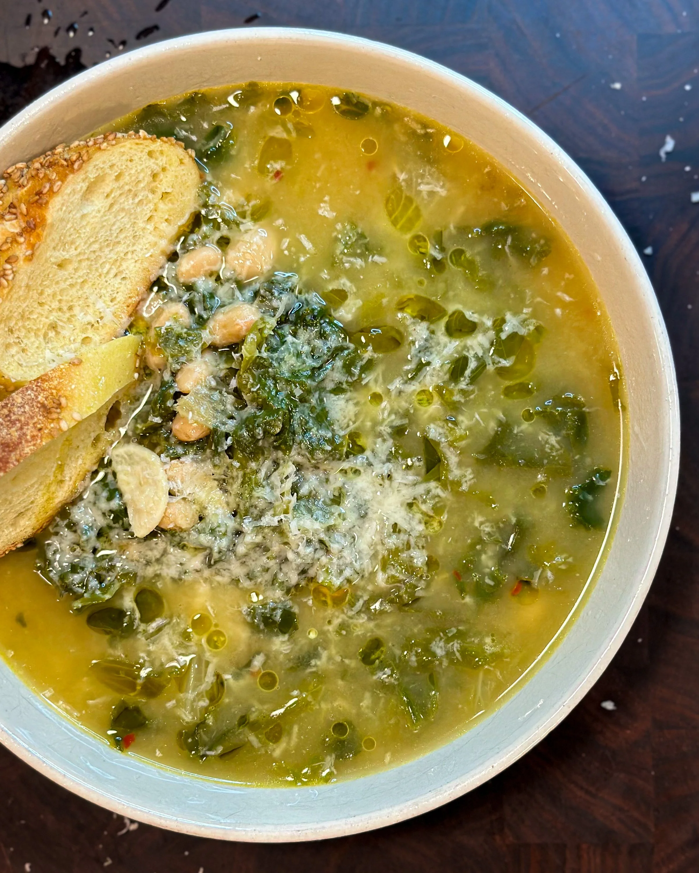 Escarole and Bean Soup — Cooking with Rocco