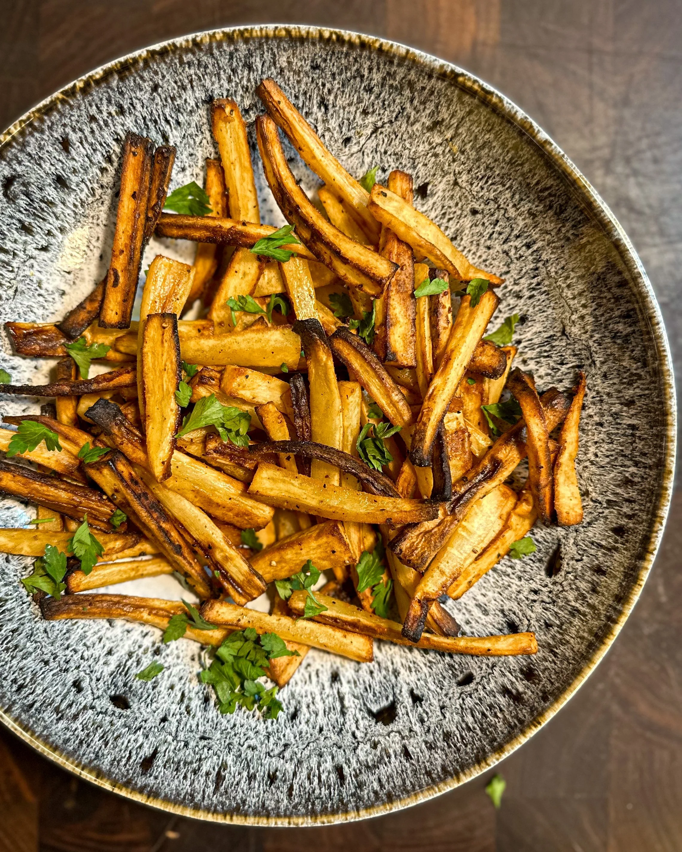 Air Fried Parsnips — Cooking with Rocco