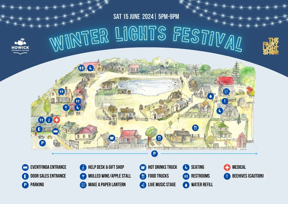 Event Map & Programme — Howick Historical Village