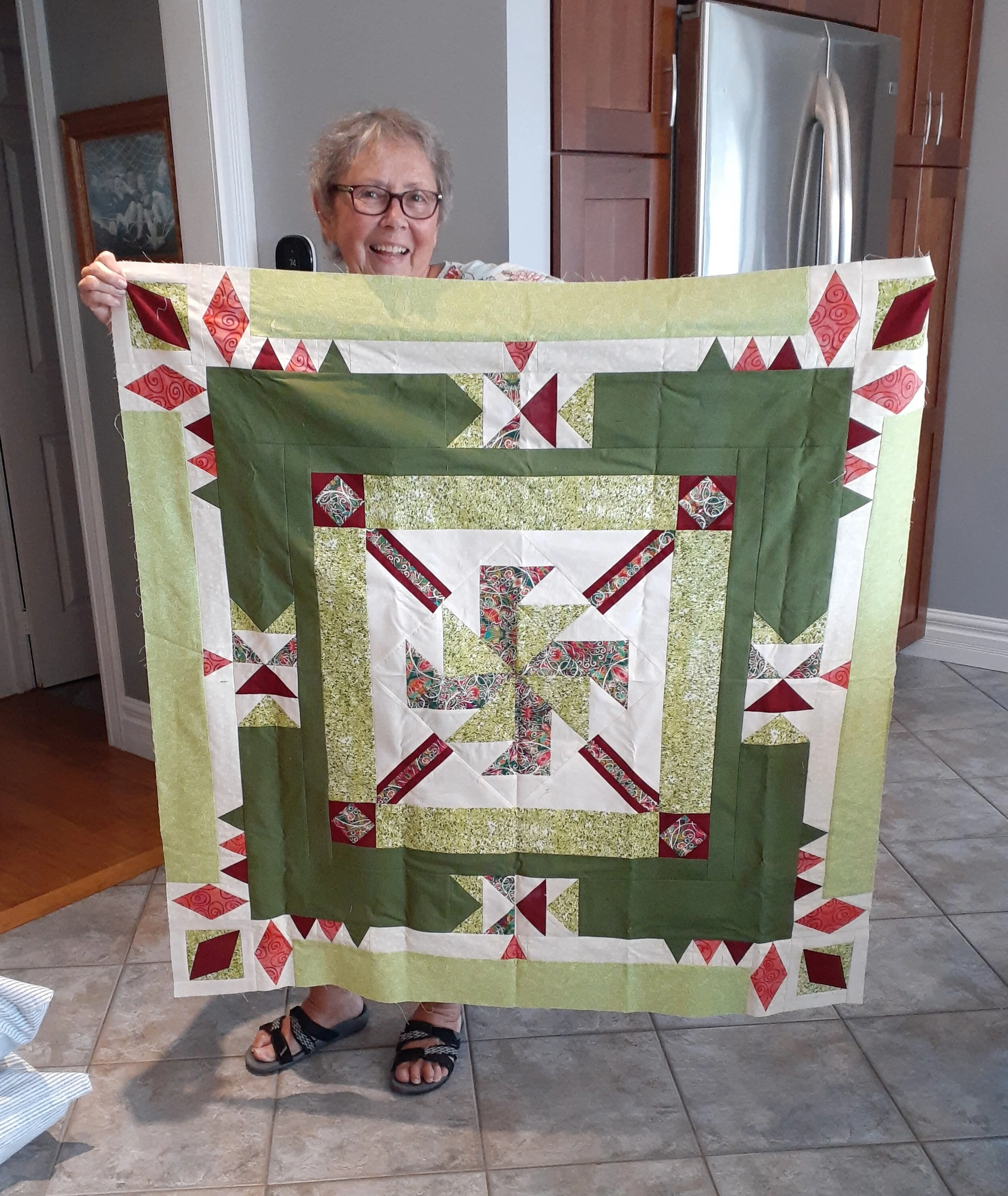 Covid Round Robin Reveal! — Quiltish Corner