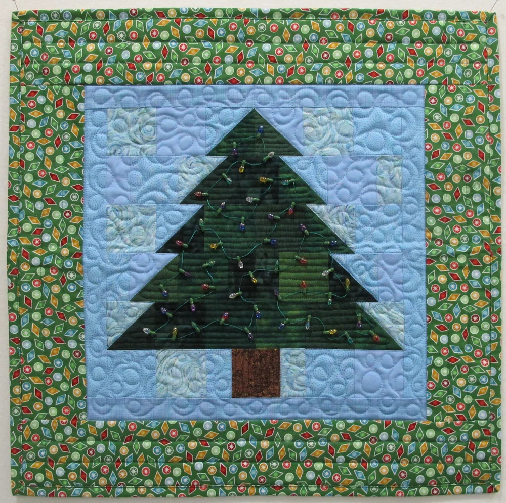 December Block- Christmas Tree — Quiltish Corner