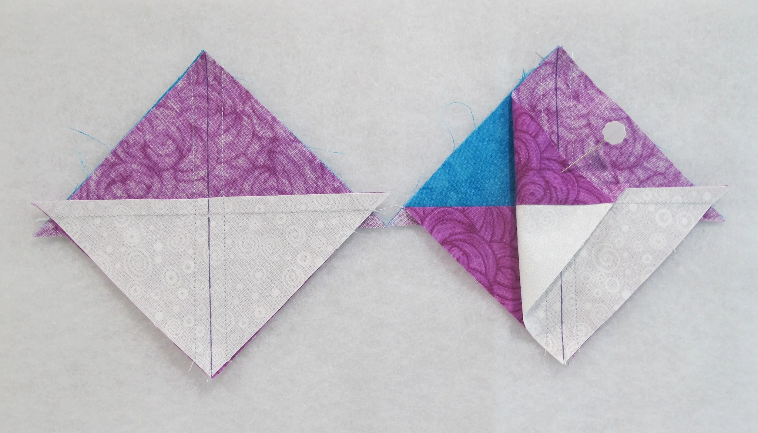 Quarter Square Triangles (QSTs) — Quiltish Corner