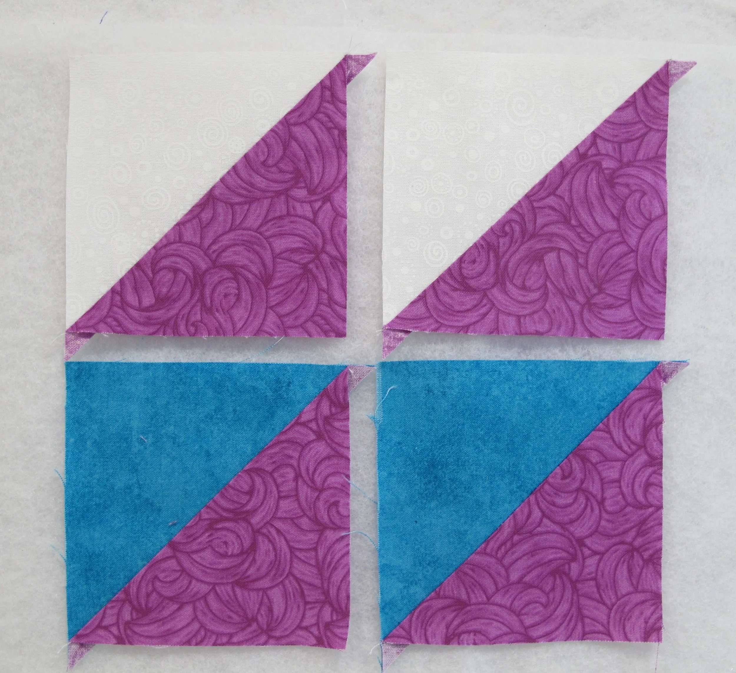 Quarter Square Triangles (QSTs) — Quiltish Corner