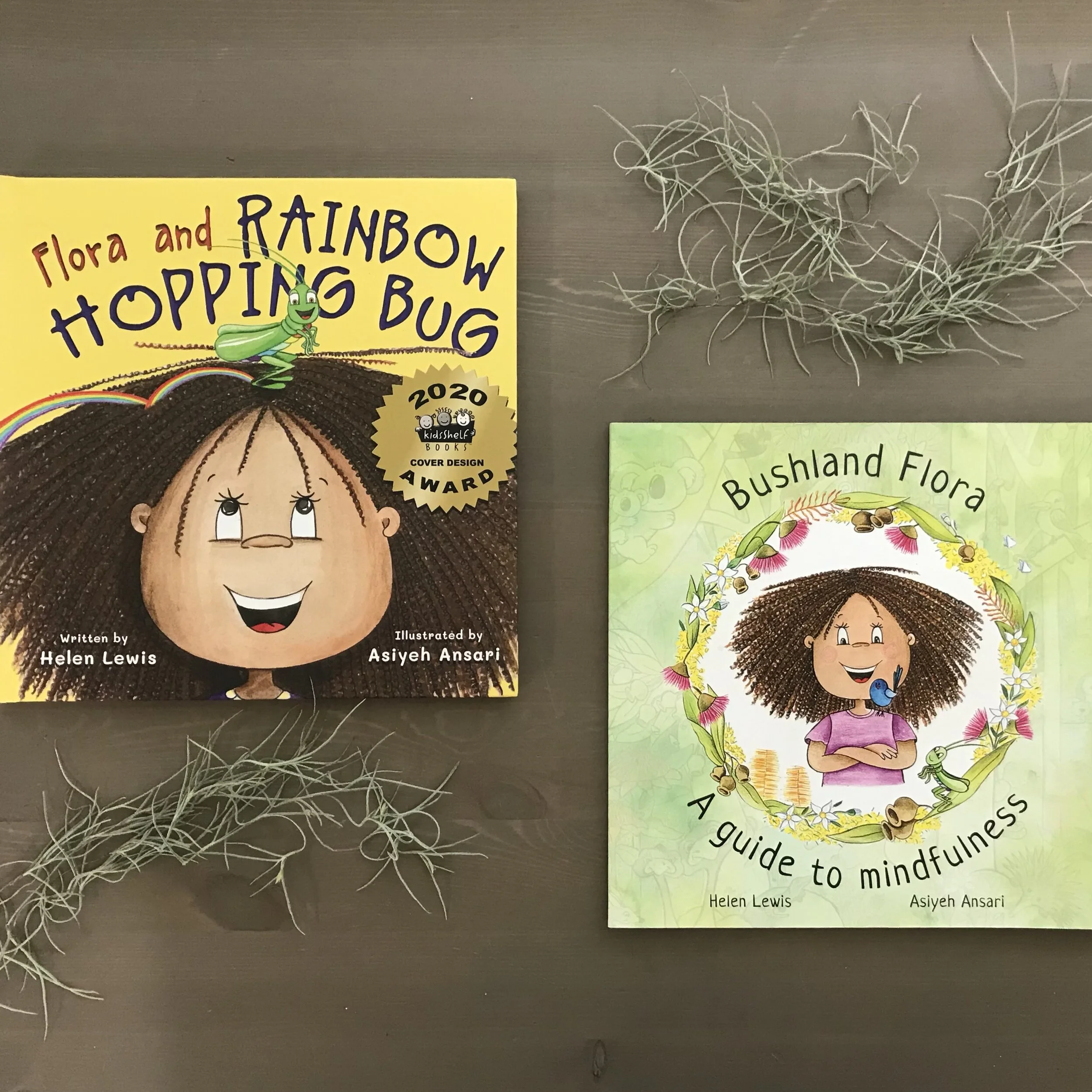 GREAT VALUE! Two Flora Books — Rainbow Hopping Bug