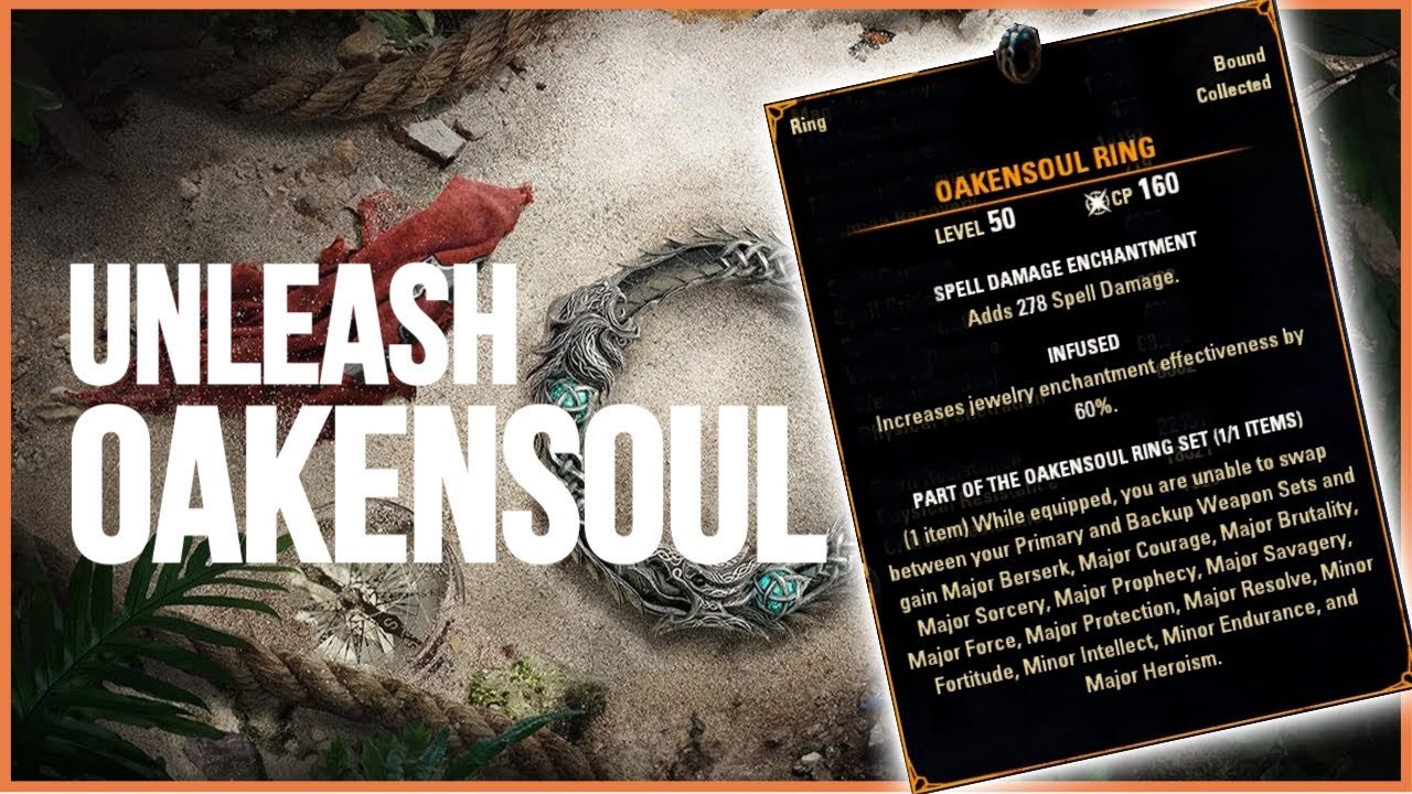 Oakensoul Ring | ESO Mythic Item - Hack The Minotaur