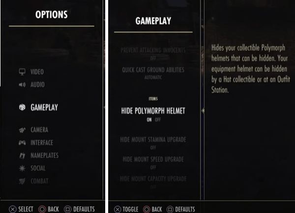 How To Hide Your Helmet In ESO - Hack The Minotaur