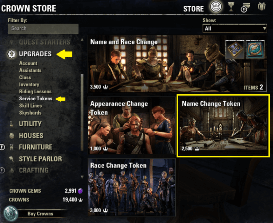 How To Rename Your Character in ESO - Hack The Minotaur