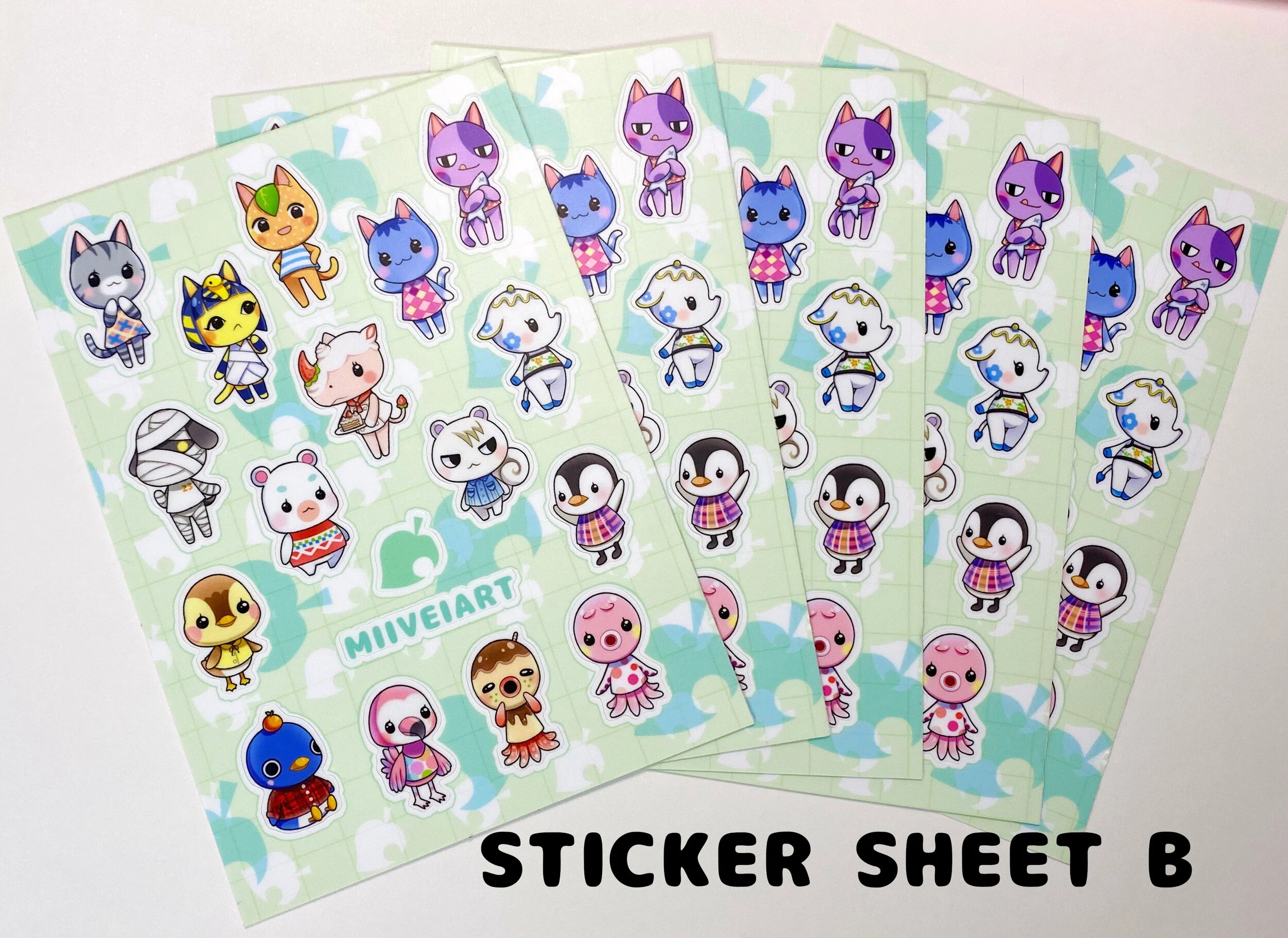 Stickers Animal Crossing Sticker Sheet Stickers, Labels & Tags etna.com.pe