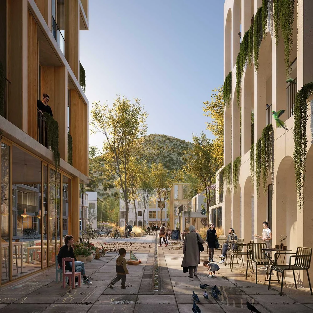 Master plan framework with ecology at its heart in Huechuraba, Santiago ...